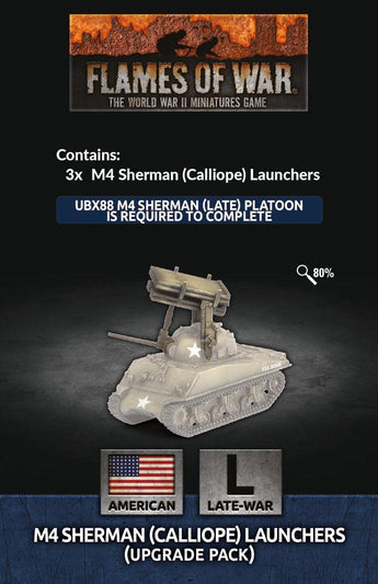 T34 Calliope Tank Platoon (x3 Upgrade Pack)